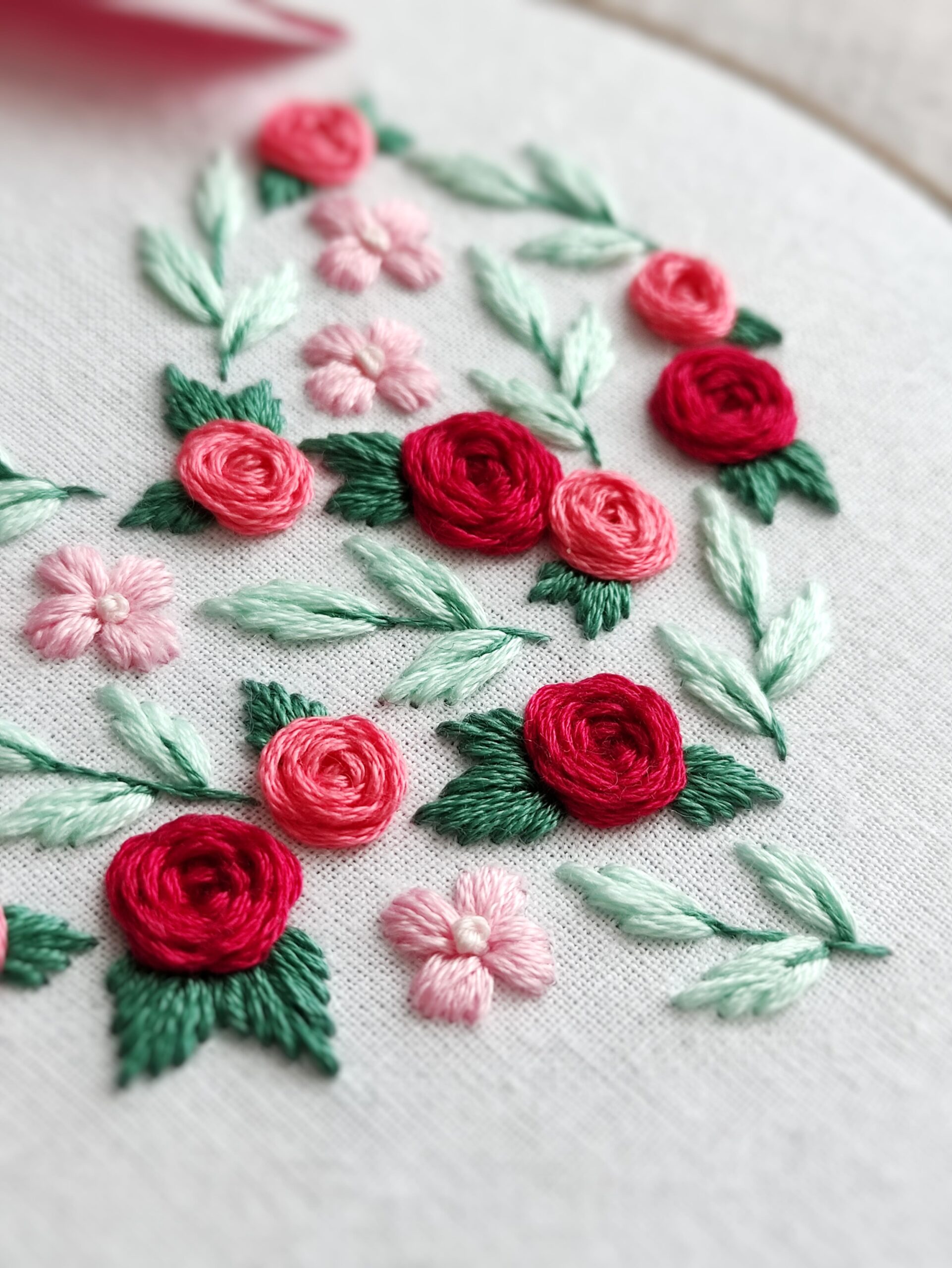 Walentynkowe serce – wzór do haftu ręcznego PDF + instrukcja – PAPI studio