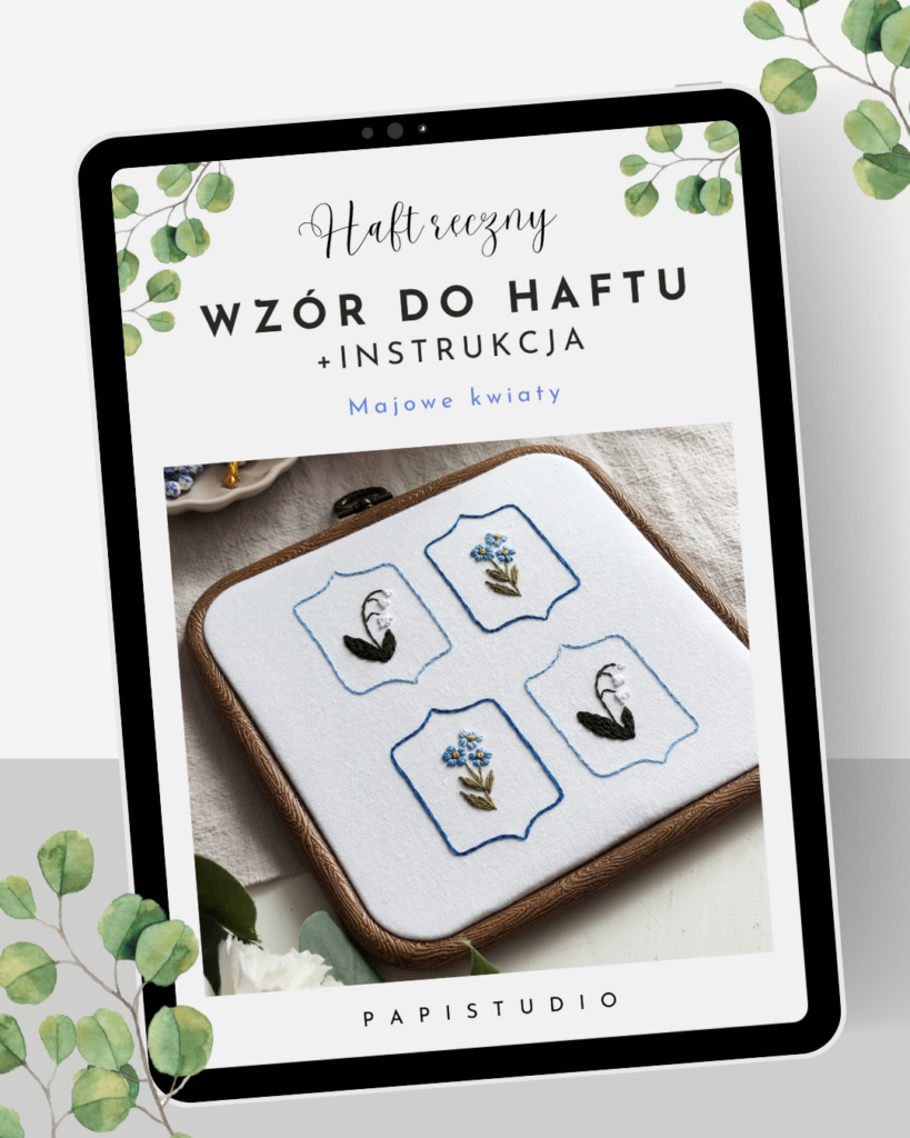 „Ogrodowe historie” – zestaw wzorów do haftu PDF – PAPI studio